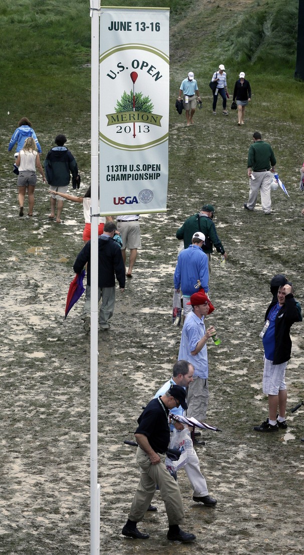 Ernie Els … Not Even Helicopters Will Dry Out Merion. | Golf, by TourMiss